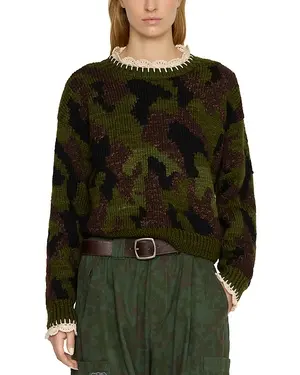 Sea Channing Wool Crewneck Sweater - Multi