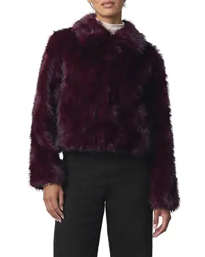 Joe's Jeans The Lara Curly Faux Fur Jacket - Fig