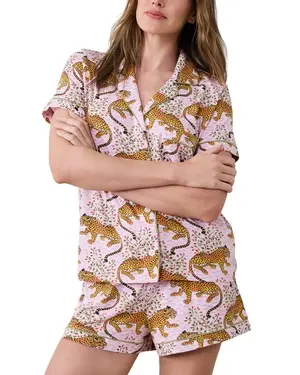 PRINTFRESH Bagheera Knit Short Pajama Set