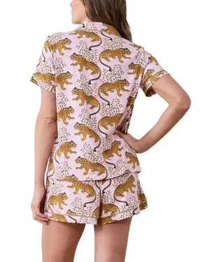 PRINTFRESH Bagheera Knit Short Pajama Set
