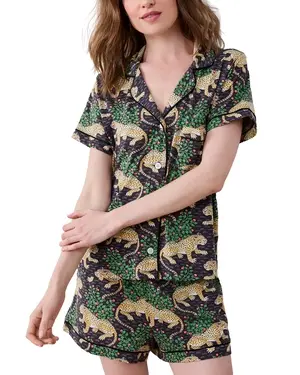 PRINTFRESH Bagheera Knit Short Pajama Set