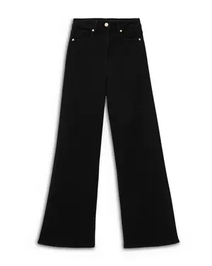 REISS Petites Jas High Rise Wide Leg Jeans