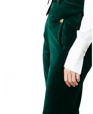 TEMPERLEY LONDON Clove Velvet Trousers