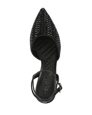Sam Edelman Hana Embellished Stiletto Pumps - Black