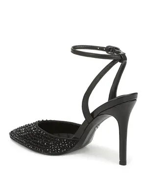 Sam Edelman Hana Embellished Stiletto Pumps - Black