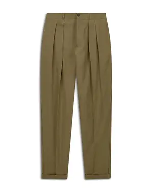 Emporio Armani Relaxed Pleated Trousers
