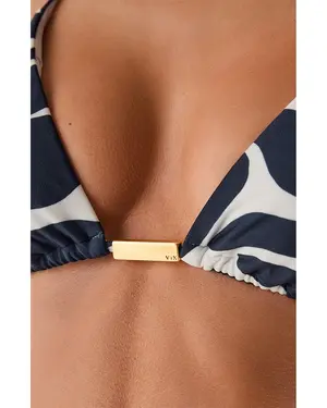VIX PAULA HERMANNY Triangle Halter Bikini Top