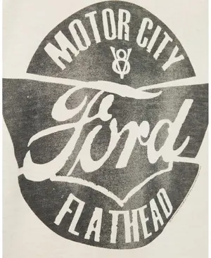 Junk Food Clothing Ford Pocket Flea Market Crop Tee