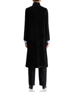 Cinzia Rocca Stand Collar Long Coat