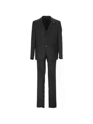 L.B.M. 1911 Single-breasted Wool Suit - Grey
