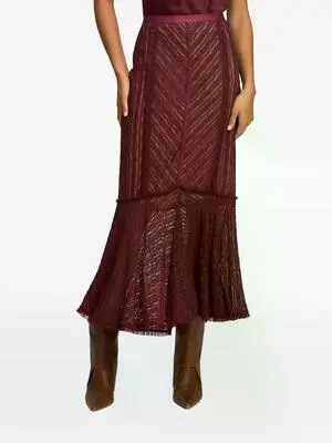 Cinq À Sept Sabrina Maceio Lace Midi Skirt