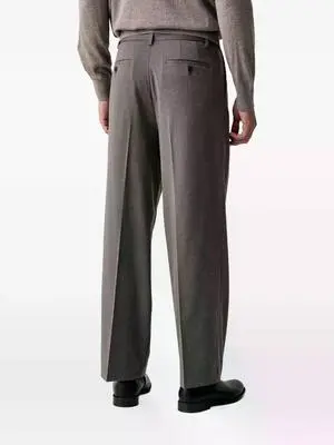 Lindbergh Pleated Straight-leg Trousers
