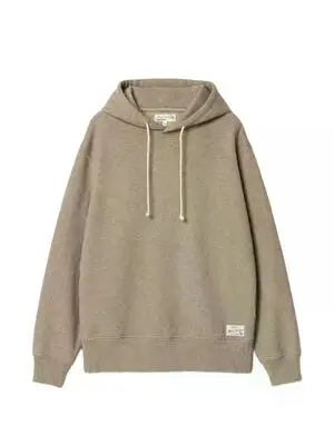 MERZ B. SCHWANEN Textured Heavyweight Hoodie - Brown