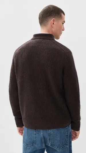 ALEX MILL Carl Polo Cashmere Sweater