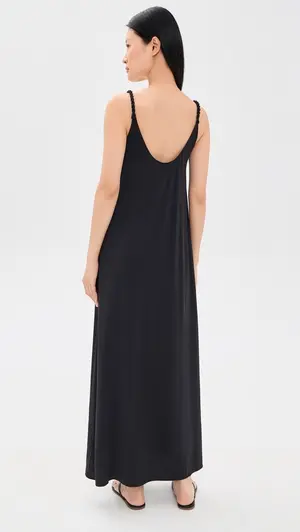Hunza G Twisty Strap Long Coverup Dress