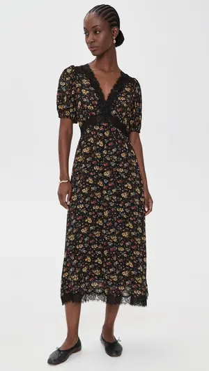 Sea Kaiya Floral Midi Dress