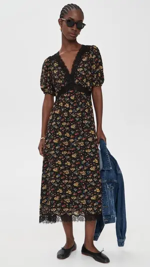 Sea Kaiya Floral Midi Dress