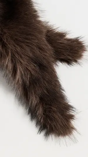 Rag & Bone Mel Faux Fur Lapel Scarf