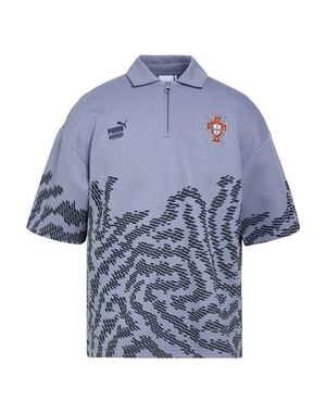 PUMA X Fpf X Salehe Bembury King Polo Polo Shirt Size Cotton, Polyester, Elastane - Grey