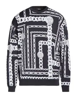 Versace Sweatshirt Charcoal Size Cotton, Elastane