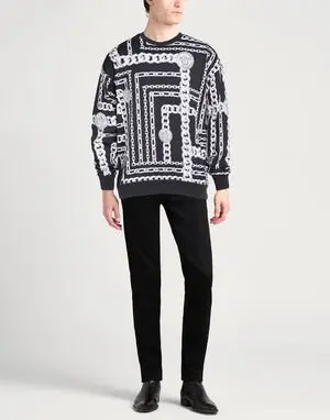 Versace Sweatshirt Charcoal Size Cotton, Elastane