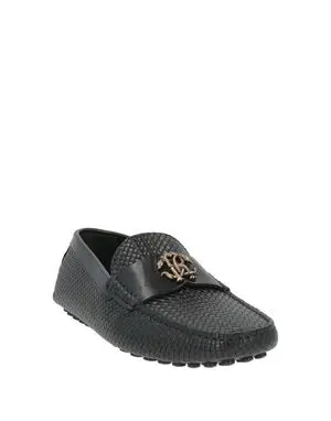 Roberto Cavalli Loafers Size Calfskin - Black