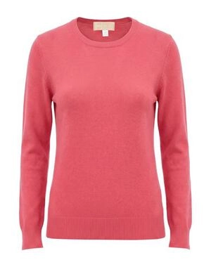 120% Lino Sweater Coral Size Merino Wool, Silk, Cashmere - Red