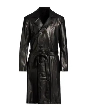 STREET LEATHERS Overcoat & Trench Coat Size Leather