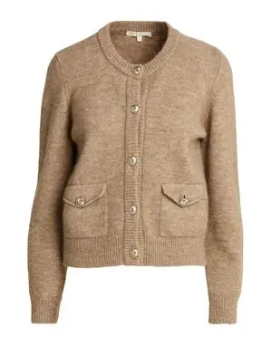 Maje Cardigan Light Brown Size Wool, Polyamide, Alpaca Wool, Acrylic, Elastane