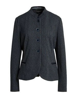 Emporio Armani Jacket Size Polyester, Viscose, Polyamide, Elastane - Navy