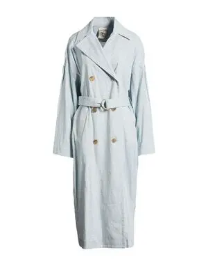 SEMICOUTURE Overcoat & Trench Coat Light Size Cotton, Linen, Elastane