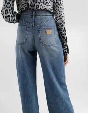Dolce & Gabbana Dolce Gabbana Logo Plaque Jeans