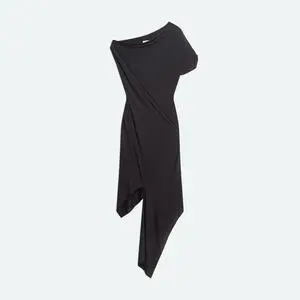 Helmut Lang Asymmetric Sash Dress