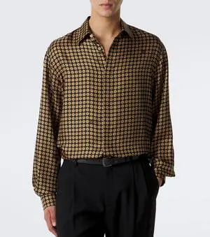 Valentino Garavani Printed Silk Twill Shirt