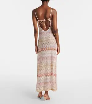 Missoni Lamé Maxi Dress - Multicoloured