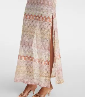 Missoni Lamé Maxi Dress - Multicoloured