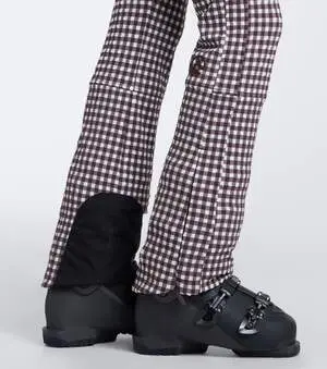 Cordova Sella Belted Gingham Ski Pants