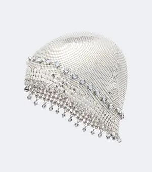 Rabanne Crystal-embellished Chainmail Beanie