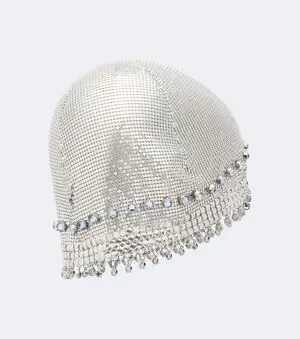 Rabanne Crystal-embellished Chainmail Beanie