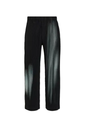 Issey Miyake Pleated Trousers - Black
