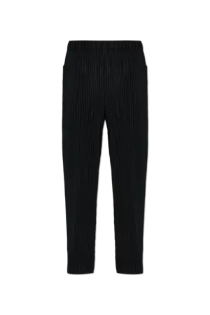 Issey Miyake Pleated Trousers - Black
