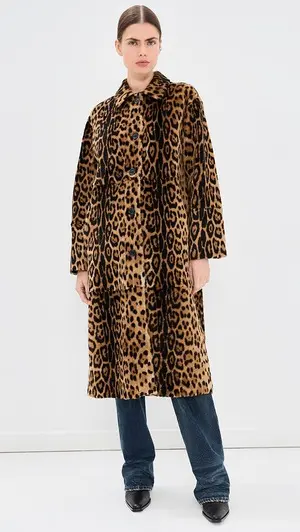 NILI LOTAN Davelle Shearling Coat