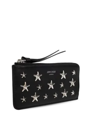JIMMY CHOO Leather Wallet With Logo