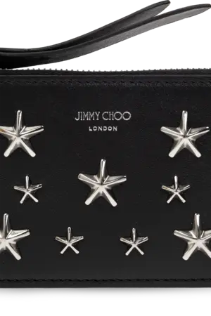 JIMMY CHOO Leather Wallet With Logo
