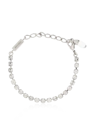 JIMMY CHOO Shimmering Crystal Tennis Bracelet - Silver