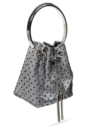 JIMMY CHOO Micro Bon Bon’ Bucket Bag