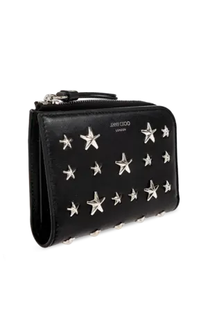 JIMMY CHOO Leather Wallet With Logo