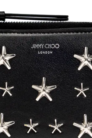 JIMMY CHOO Leather Wallet With Logo