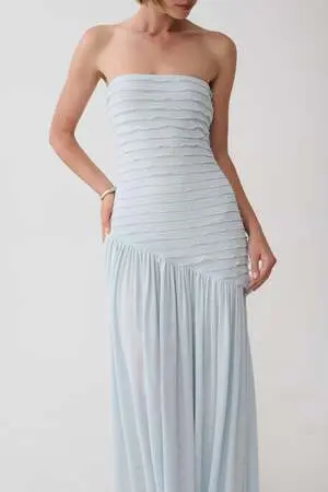Meshki Ciara Frilled Bodice Maxi Dress