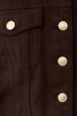 Meshki Renee Belted Denim Jacket